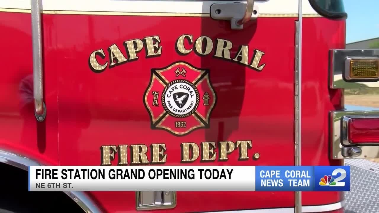 Fire station grand opening in Cape Coral on Wednesday - YouTube