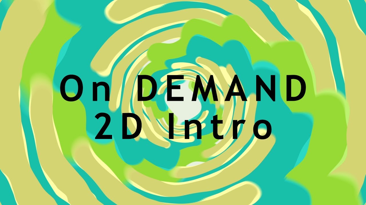 2D Flat Design Intro | After Effects | Sony Vegas [ On Demand! ft ...