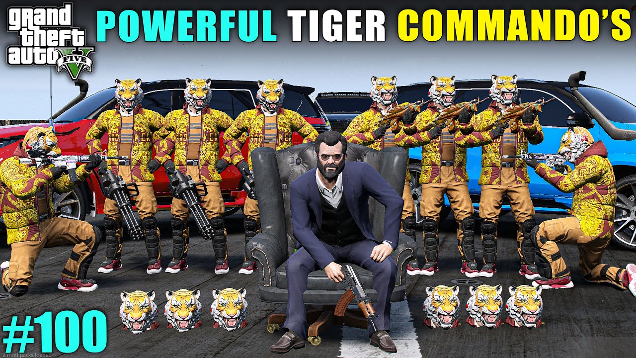 MICHAEL BUYING POWERFUL TIGER COMMANDO'S | GTA 5 GAMEPLAY #100 - YouTube