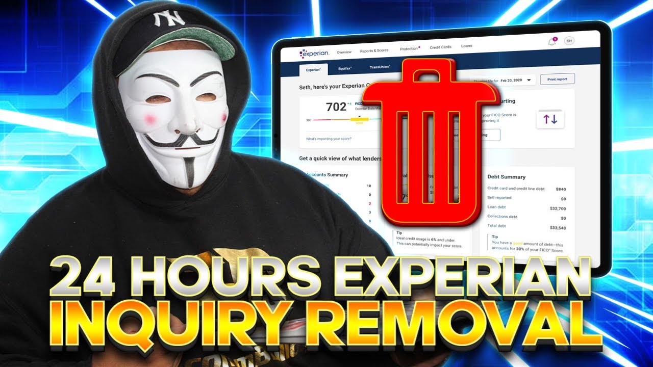 24 Hour Inquiry Removal | Experian 24 Hour Hard Inquiry Removal Hack ...