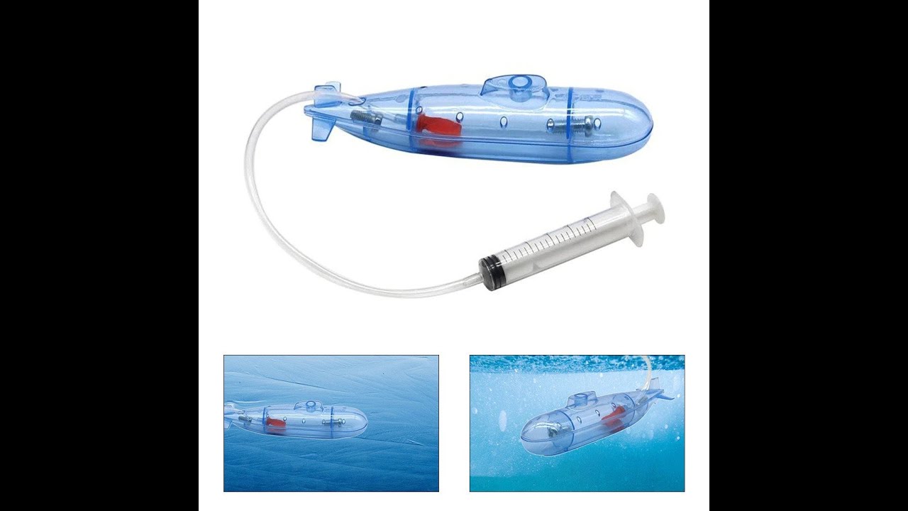 DIY Mini Submarine Model Physical Experiment Educational Toys Assemble ...