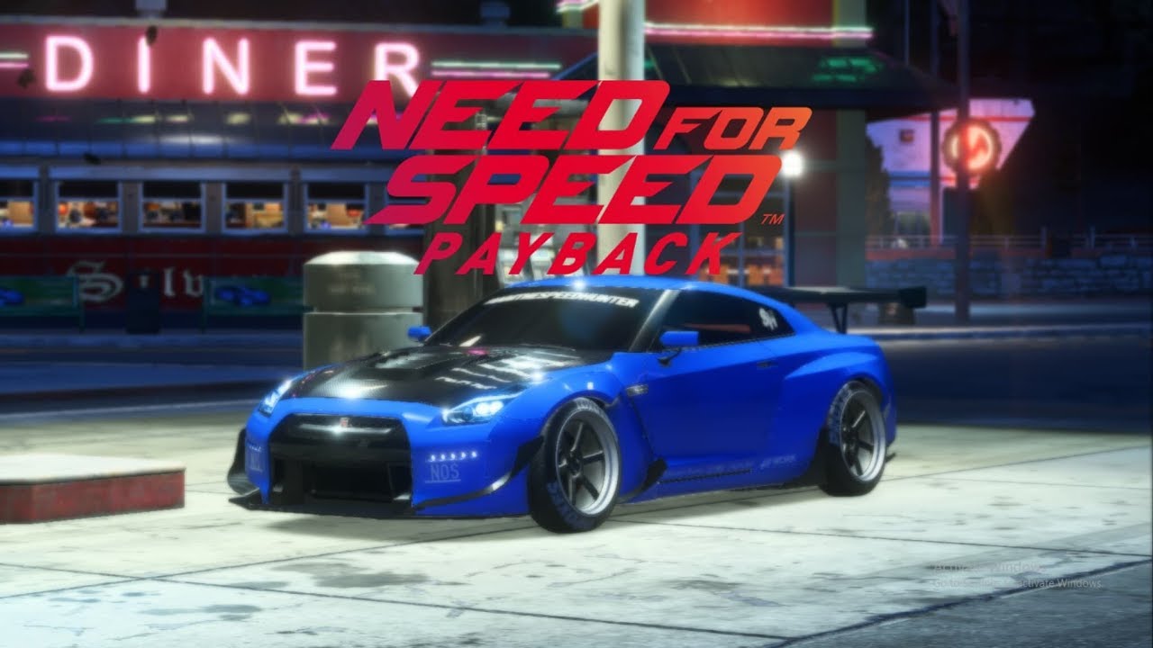 NFS PAYBACK - NISSAN GTR R35 RocKet Bunny [ By SR RIDER ] - YouTube