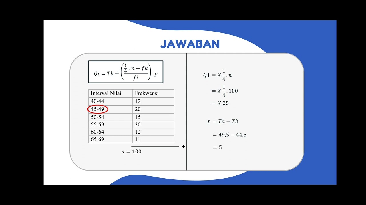 Penjelasan Soal Studi Kasus Statistik Probabilitas - YouTube