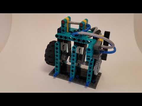 lego pneumatic inline 2 (with small cylinders) - YouTube