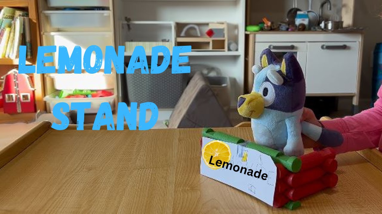 Bluey and Friends: Lemonade Stand. Toy video for kids. - YouTube