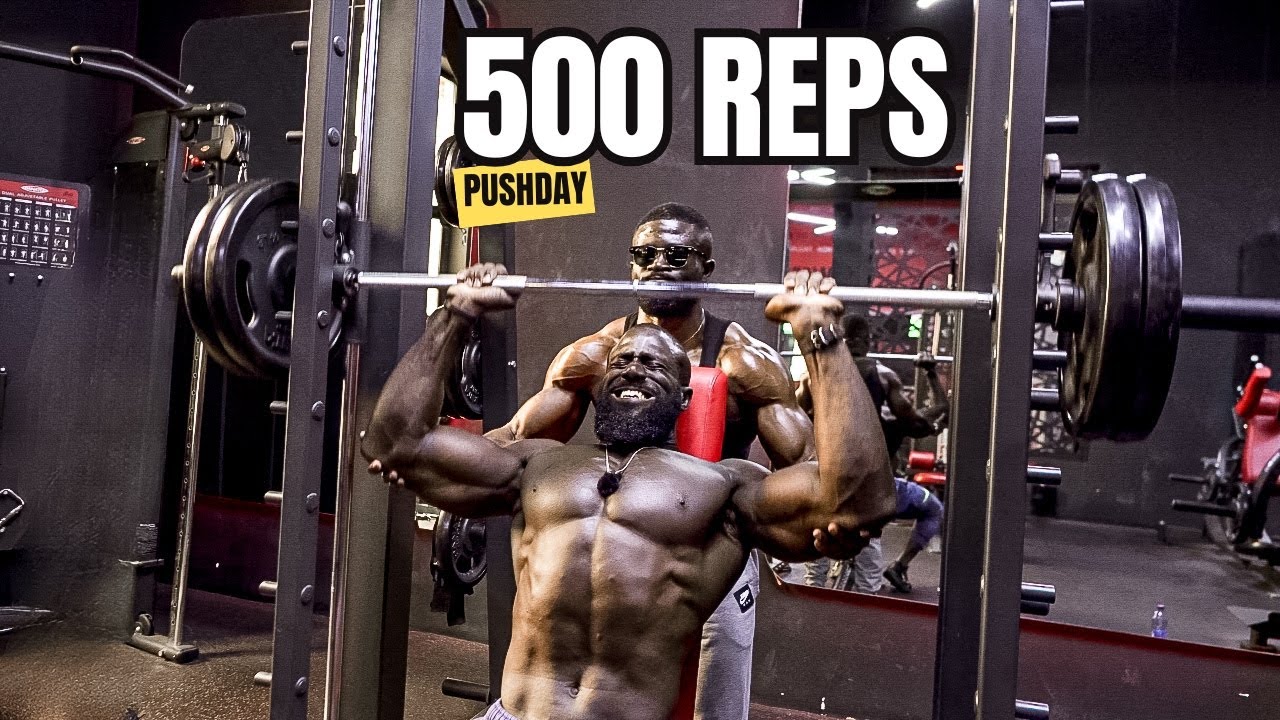 500 Reps Push Workout - YouTube