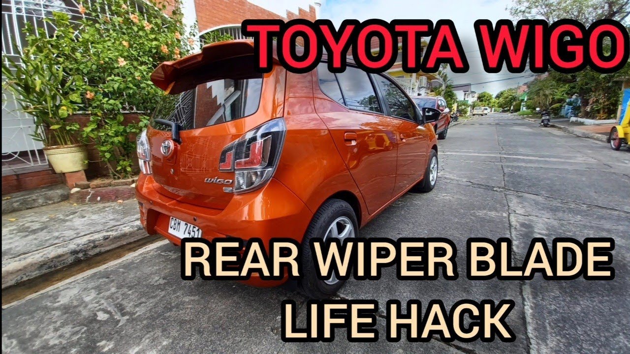 Toyota Wigo Rear Wiper Blade Lifehack - YouTube