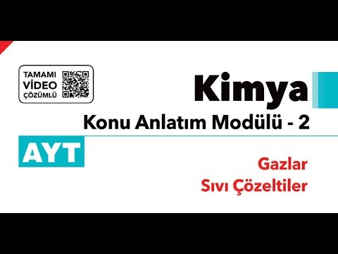 AYT KONU ANLATIM MODÜLÜ-2 GAZLAR TEST-3