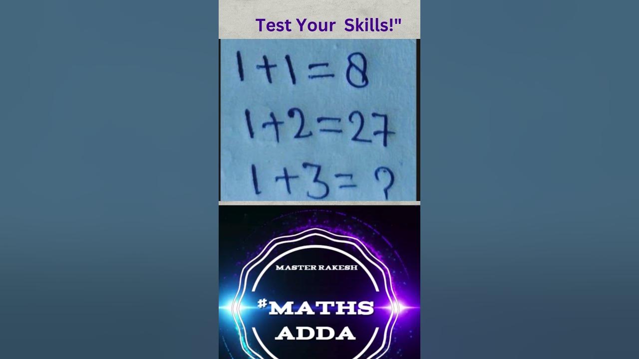 Test Your Math Skills!! Numerical Ability Test #Shorts - YouTube