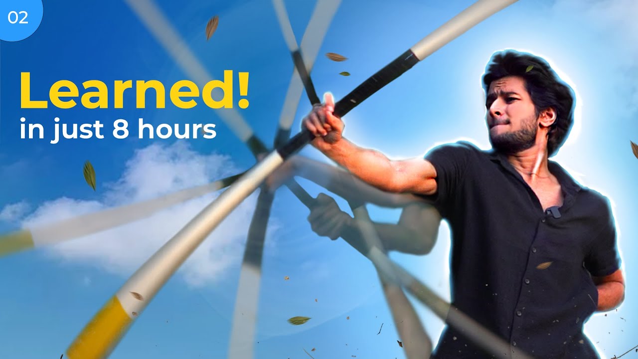 I Learned Staff Spinning: 3 Cool Staff Tricks - YouTube