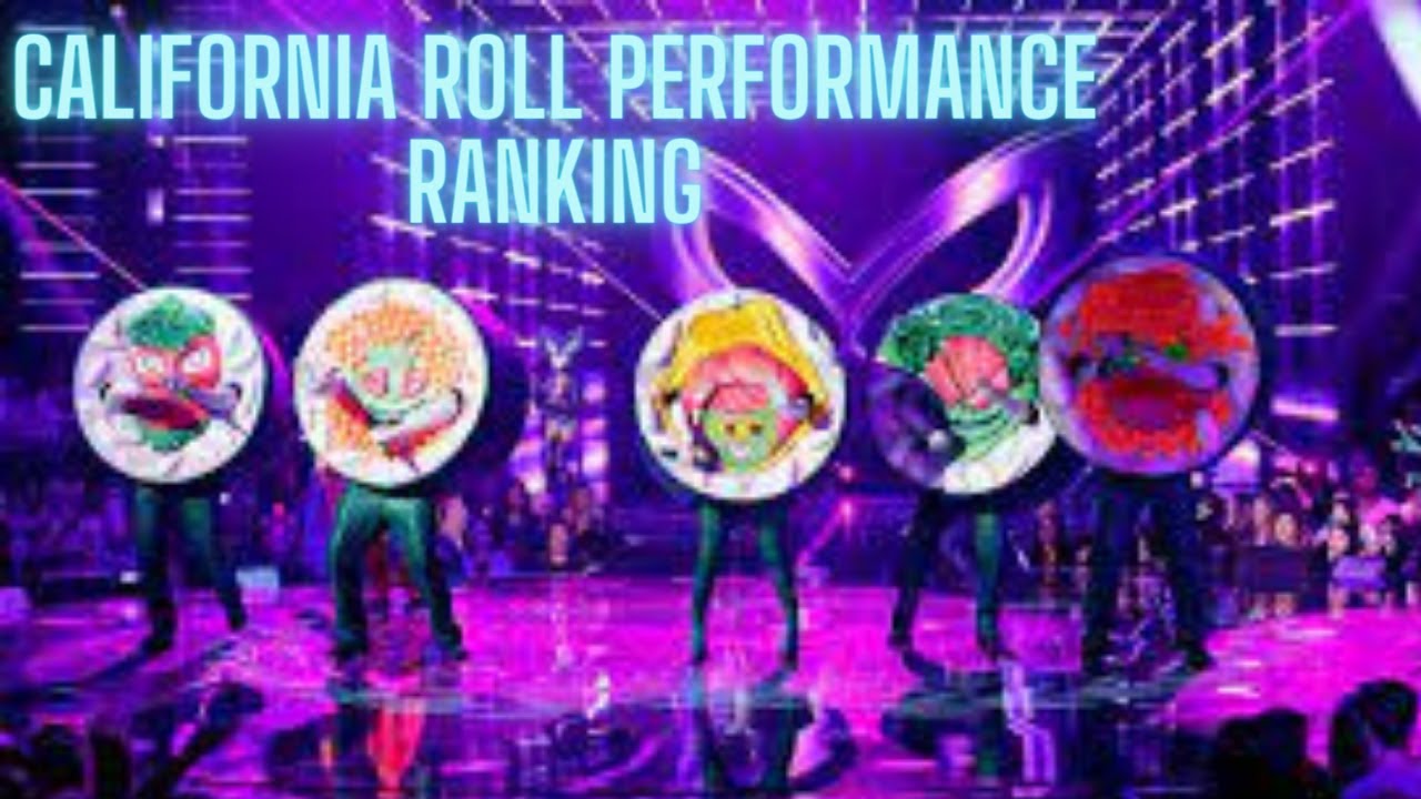 California Roll Performance Ranking (Masked Singer - YouTube