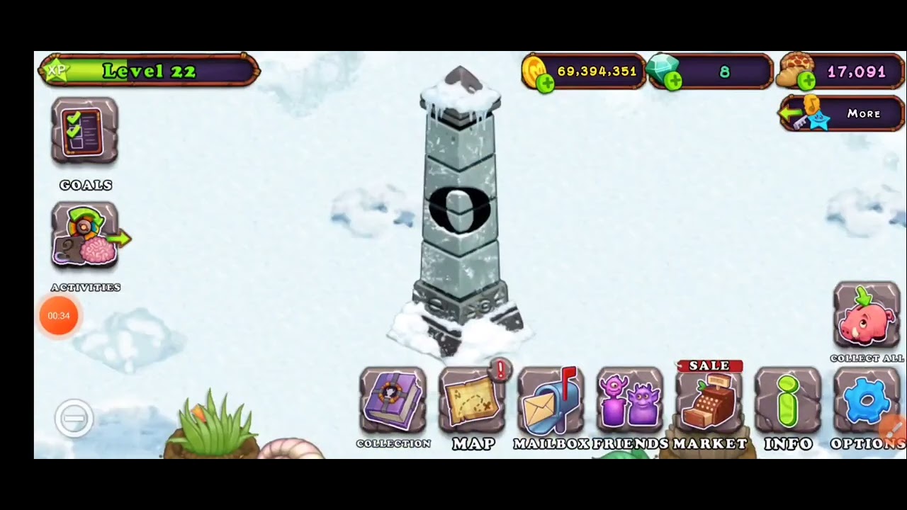 my singing monsters, all colossal animations, and coloss-eyes - YouTube