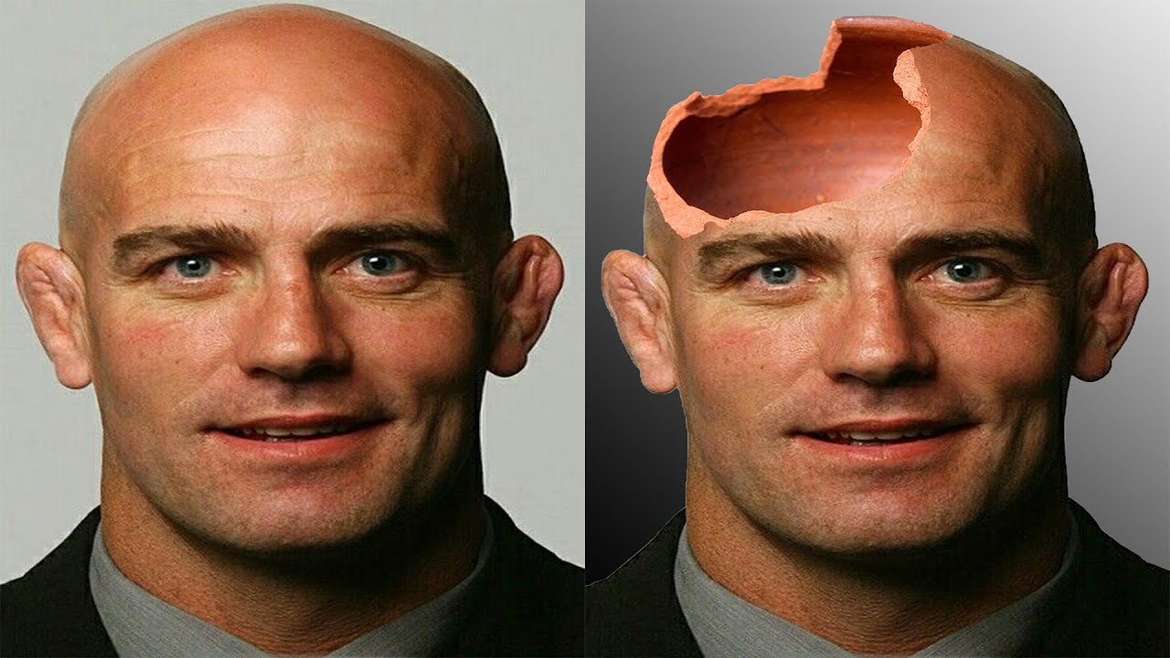 Broken Head Photo Manipulation In Photoshop | Broken Pot effect in ...