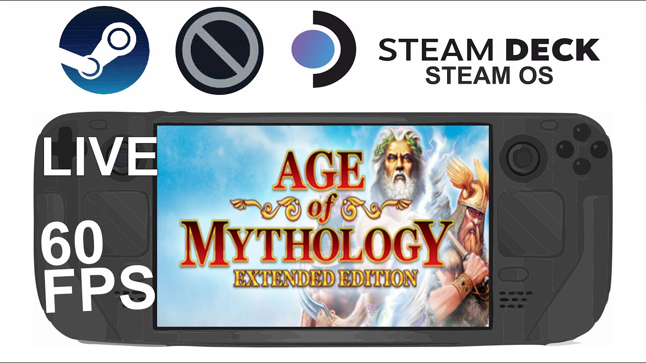 Age of Mythology EE on Steam Deck/OS in 800p 60Fps (Live) - YouTube