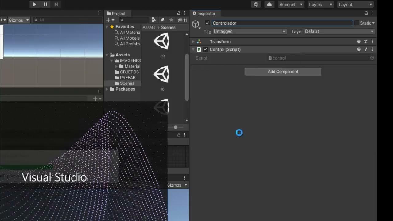 Unity botón activar y desactivar - YouTube