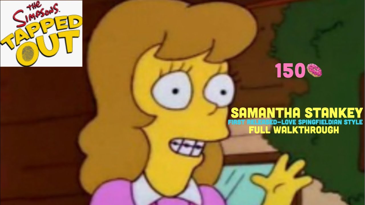 The Simpsons Tapped Out: Van Houtens Event / Samantha Stankey - YouTube