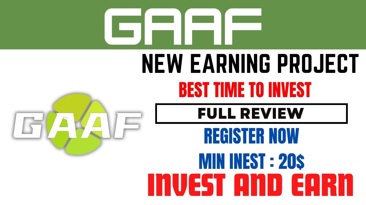 NEW EARNING⛏️ PROJECT GAAF FULL REVIEW 2024 - YouTube