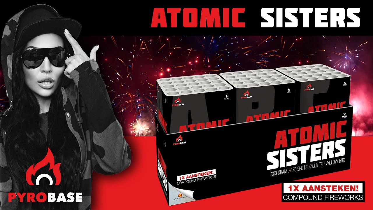 Atomic Sisters - Pyrobase - Lesli Vuurwerk - 02199 - YouTube