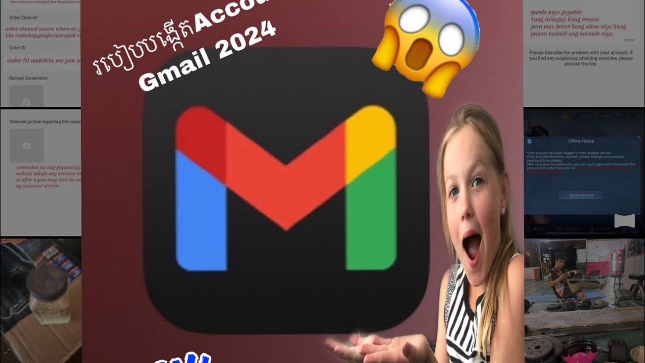 របៀបបង្កើតAccount Gmail 2024 ដោយមិនប្រើលេខទូរស័ព្ទ News 2024 😱 - YouTube