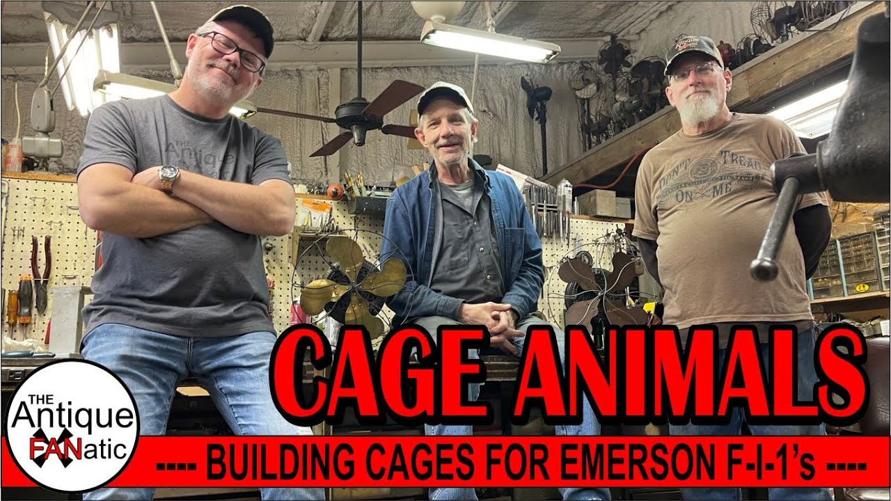 125 Year-Old Emerson FI1 Tripod, Building Cages and General Refurbishment!!! #antique #fans #diy ...