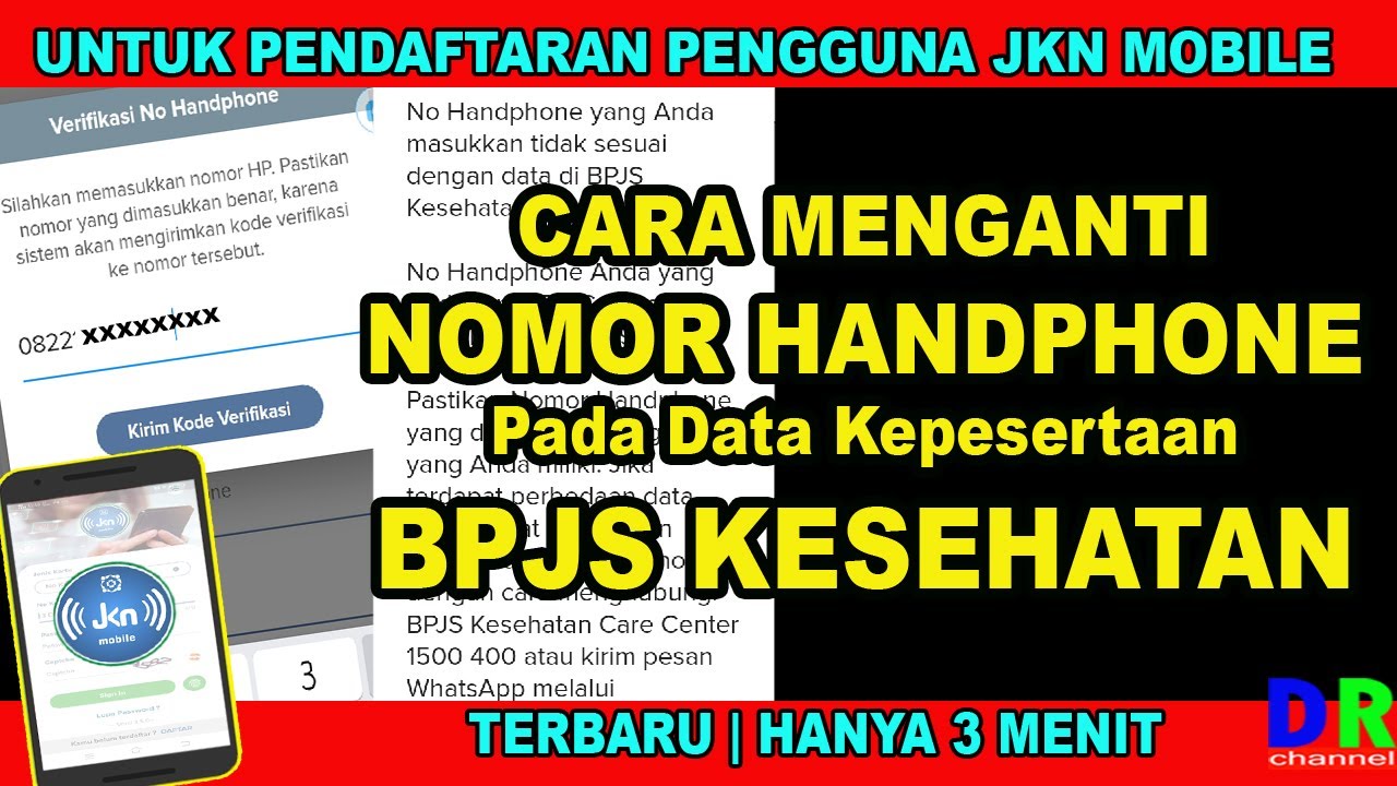 Cara Mengganti Nomor HP untuk Pendaftaran Pengguna JKN Mobile |BPJS ...