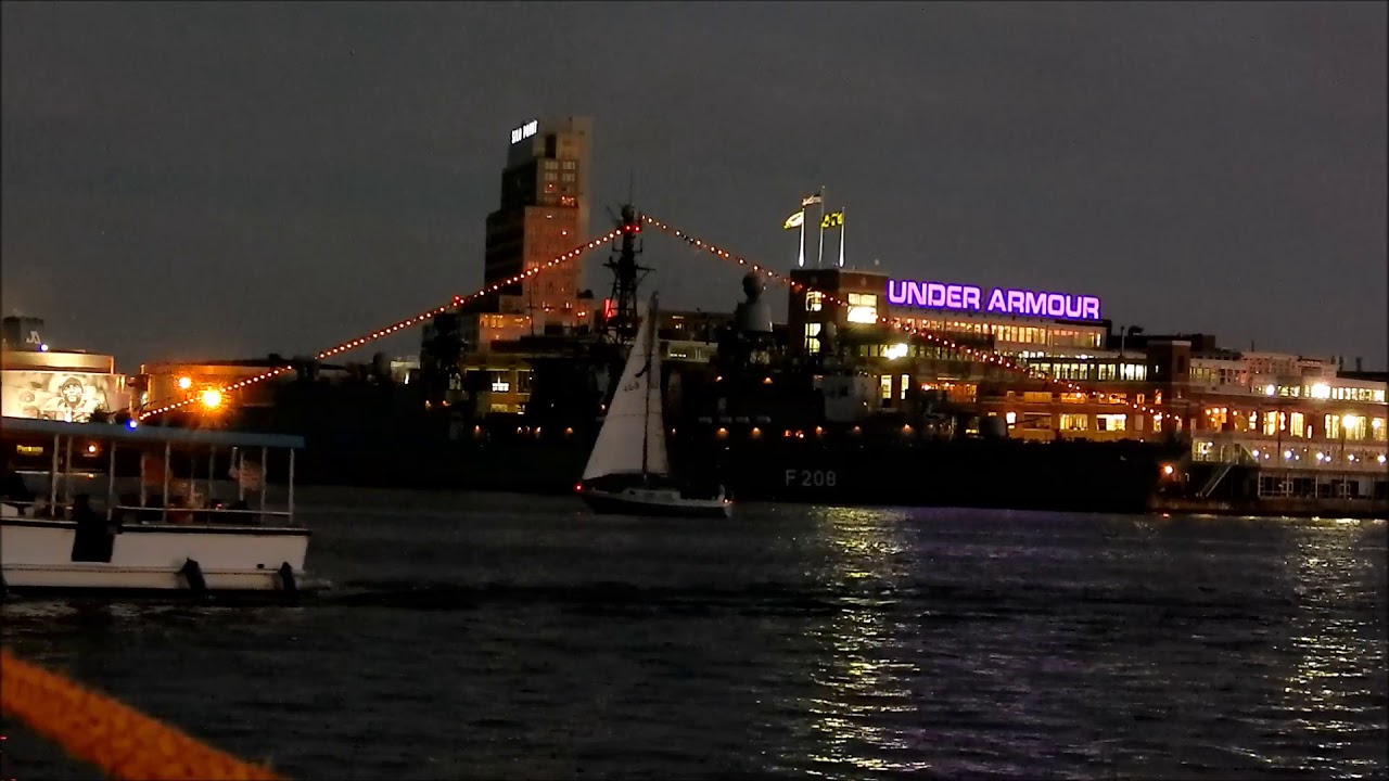 Under Armour Headquarters in Baltimore Changing Colors - YouTube