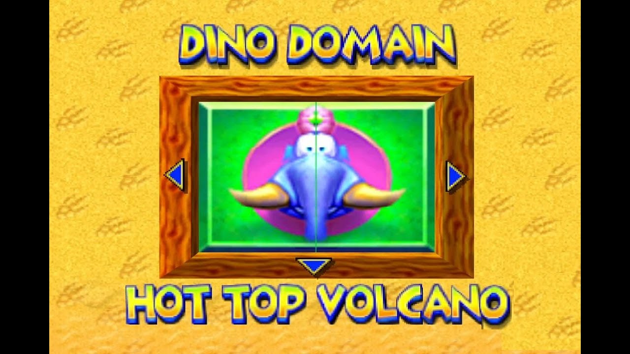 Diddy Kong Racing Hot Top Volcano Race - YouTube
