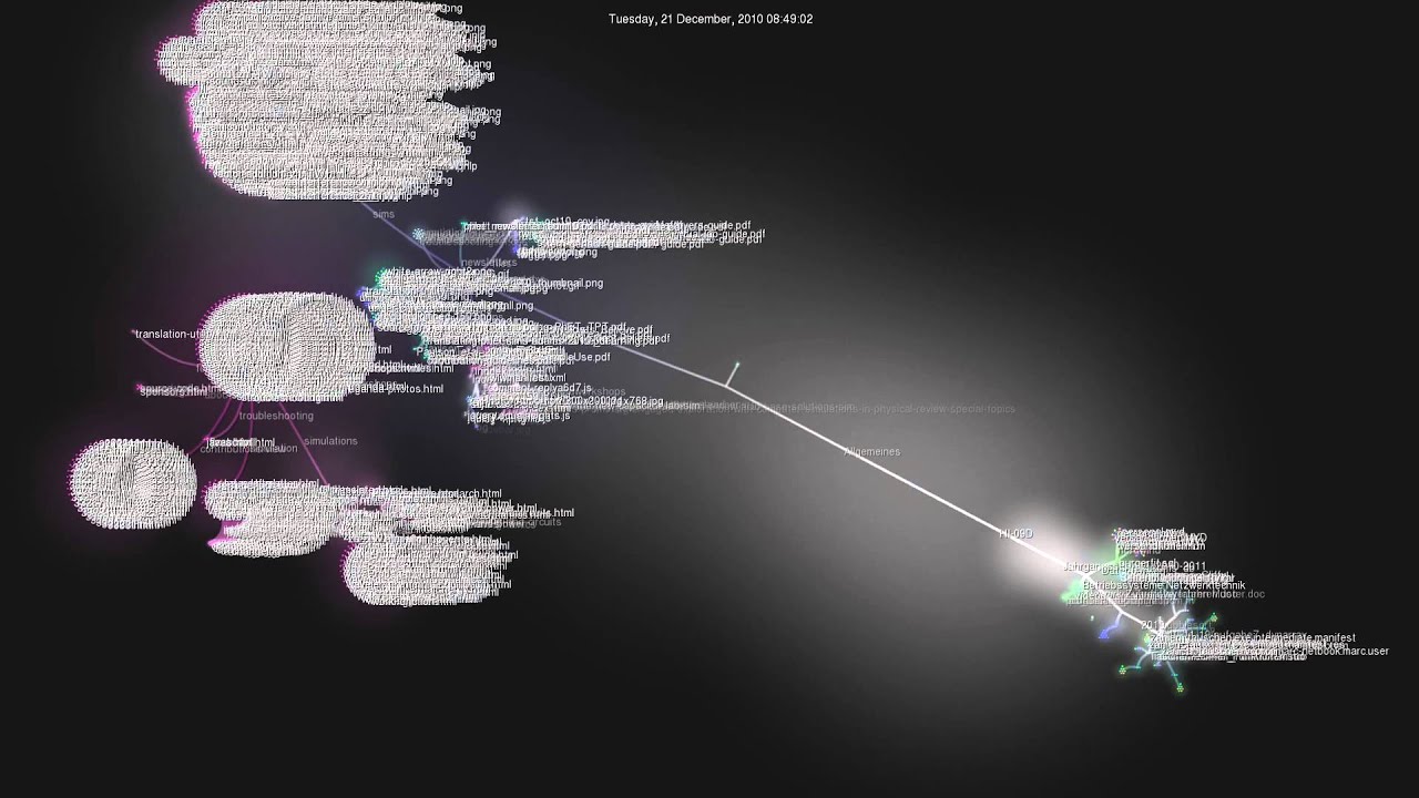 GIT Visualisierung mit Gource: Schuldaten - YouTube