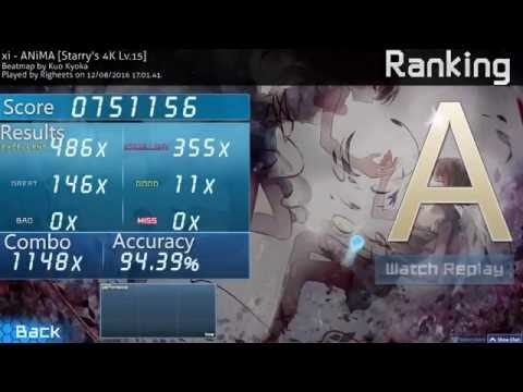 Xi - ANiMA Lv.15(4K)  - OSU! Indonesia