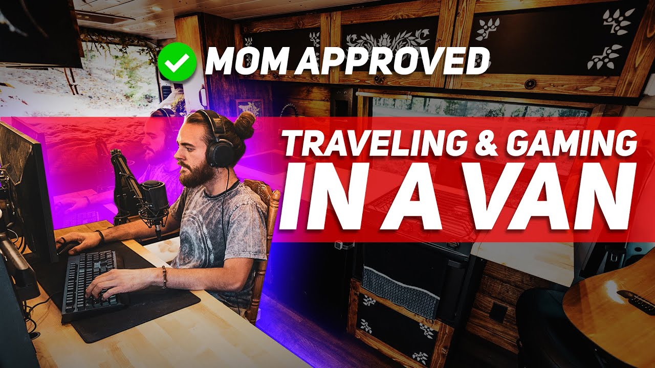 How I Afford Vanlife - TRAVELING and GAMING Full Time Off-Grid - YouTube