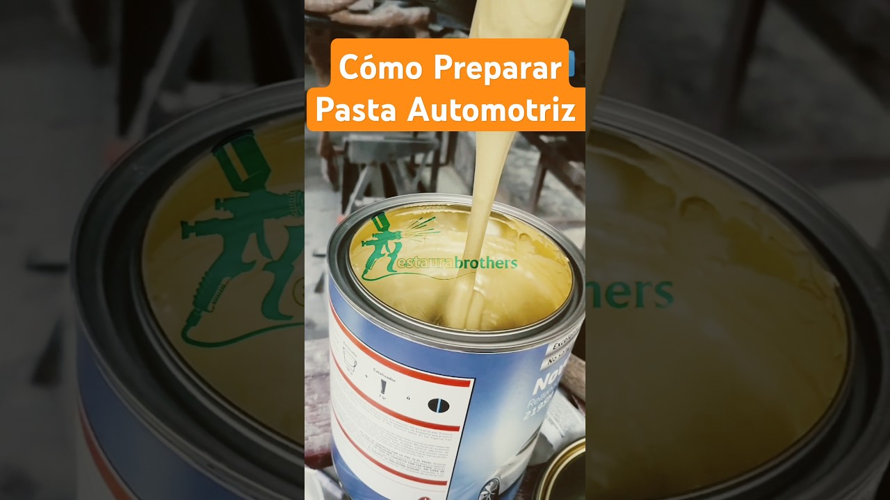 Como preparar Pasta Automotriz para principiantes/paso a paso # ...