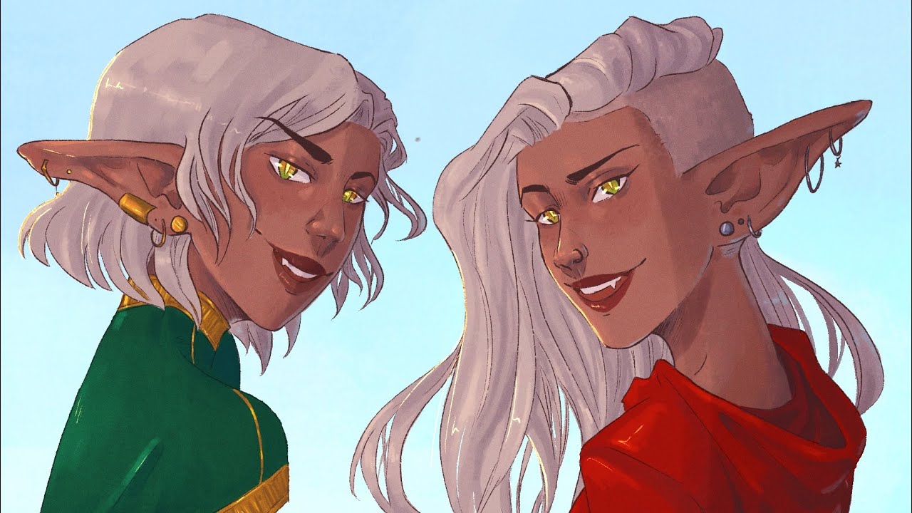 TAZ Speedpaint - Taako and Lup (Procreate) - YouTube