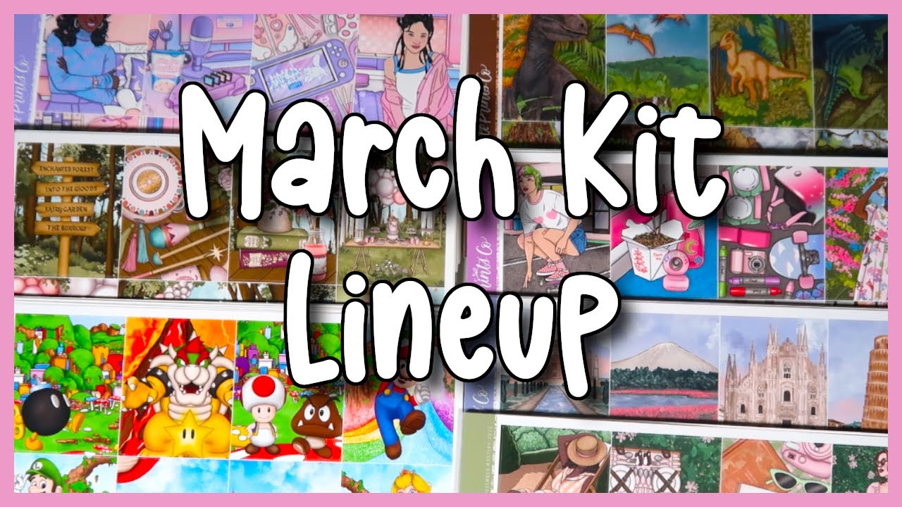 MARCH KIT LINE UP! | Plannahannah - YouTube