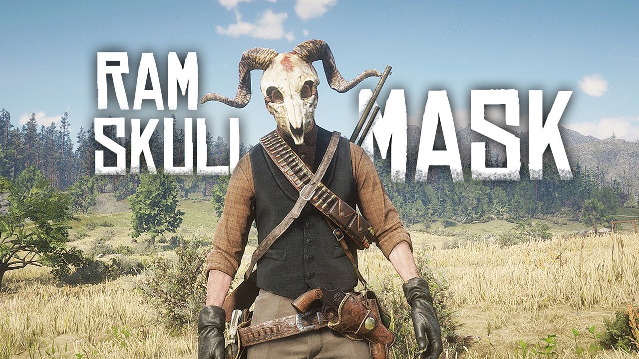 RAM SKULL MASK | RED DEAD REDEMPTION 2 - YouTube