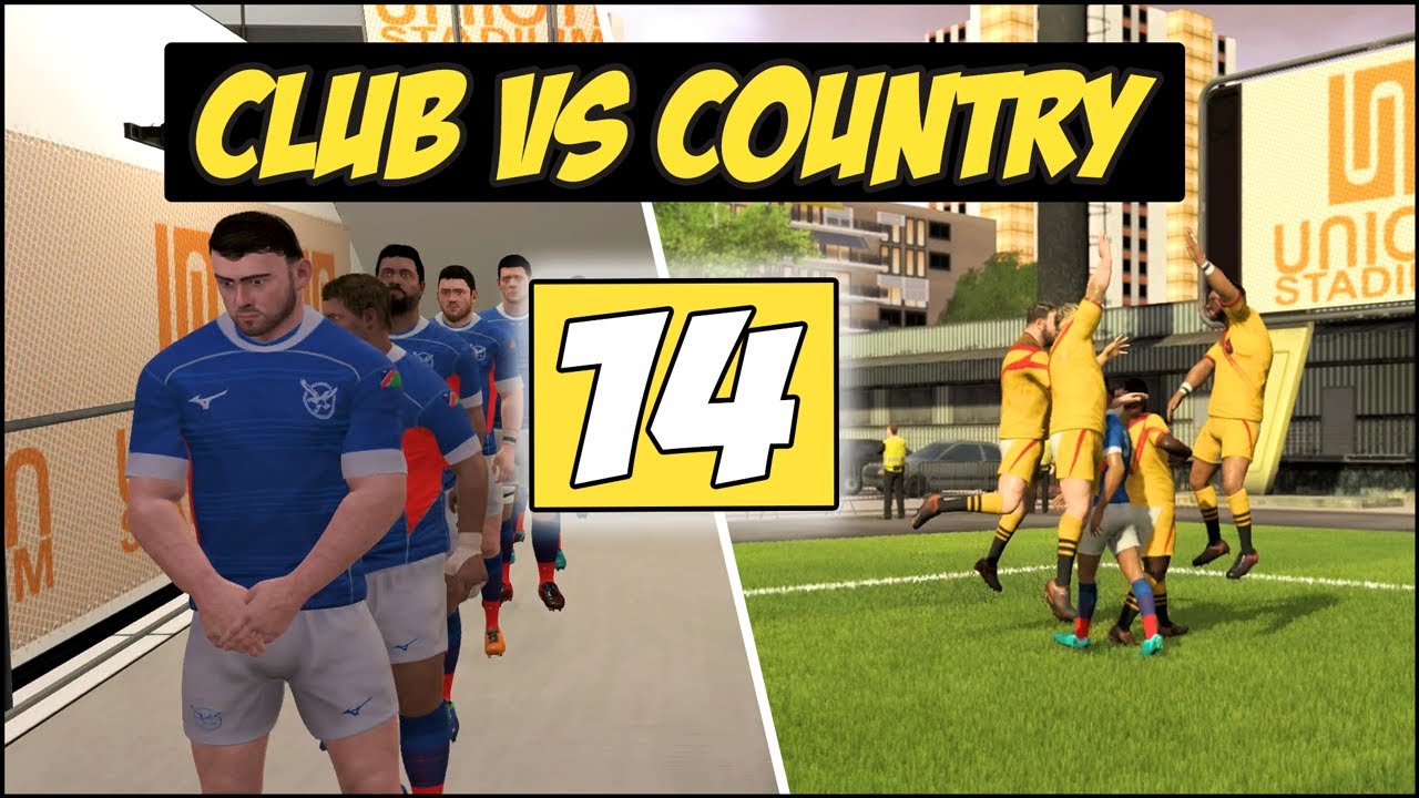 CLUB Vs. COUNTRY in Rugby 20 Ultimate Team (Rugby 20 My Squad Game Mode ...