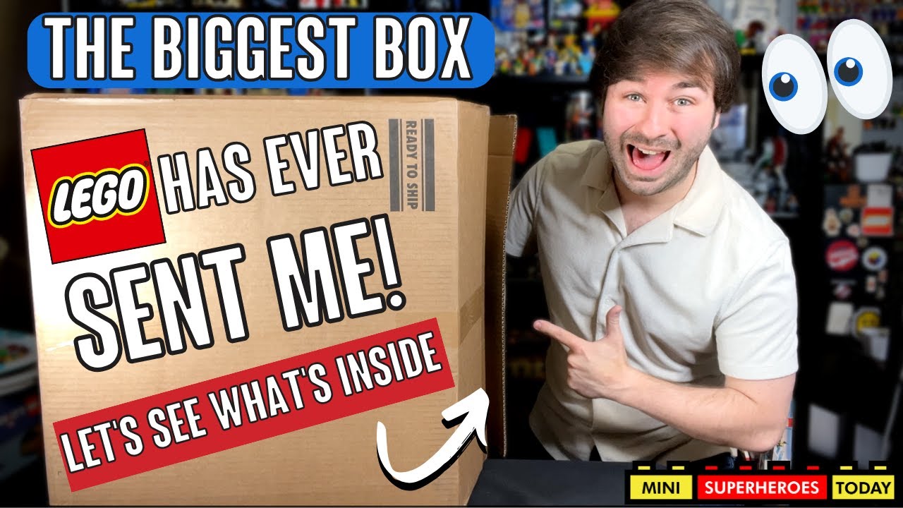 This is THE BIGGEST BOX LEGO Has EVER Sent Me (Let's See What's Inside ...