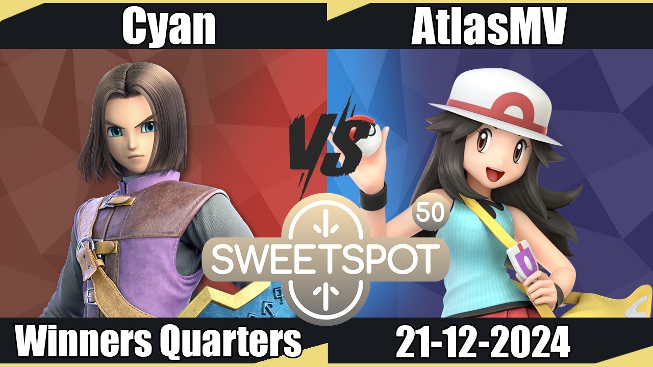 Sweetspot #50 - Cyan (Hero) vs AtlasMV (Pokemon Trainer) WQ - SSBU ...