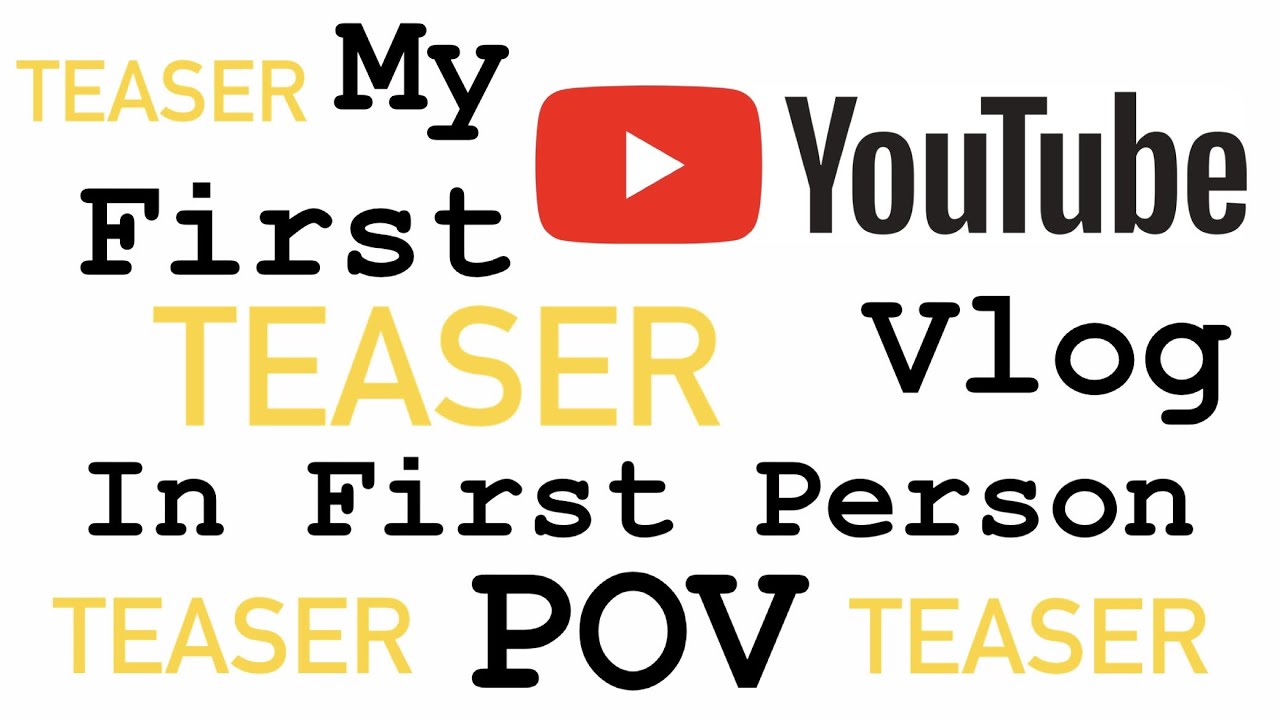 TEASER | My First Vlog In First Person POV | Mera Pehla Vlog Pehle ...