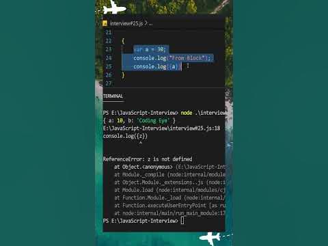 Variable Scope in JavaScript (Telugu) | JS Interview Questions #25 | #shorts #short #js # ...