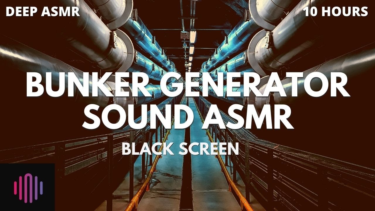 Bunker sound with underground generator / 10 hours of underground ...