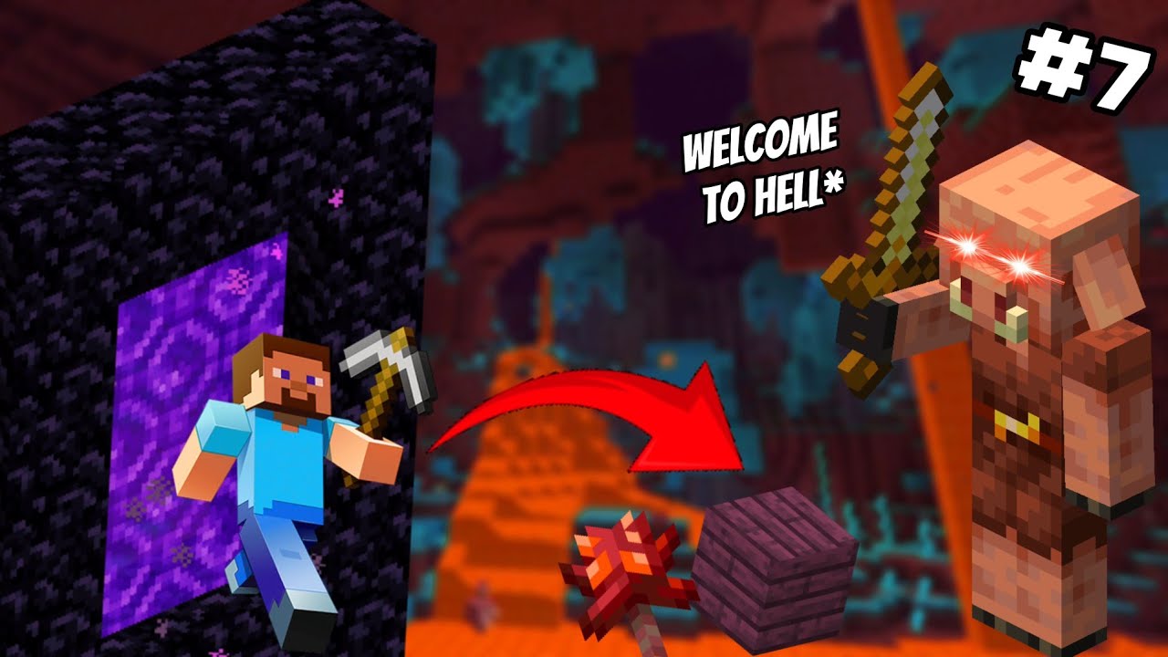 I'm Going to the Nether But This is the hall Minecraft survival (Part ...