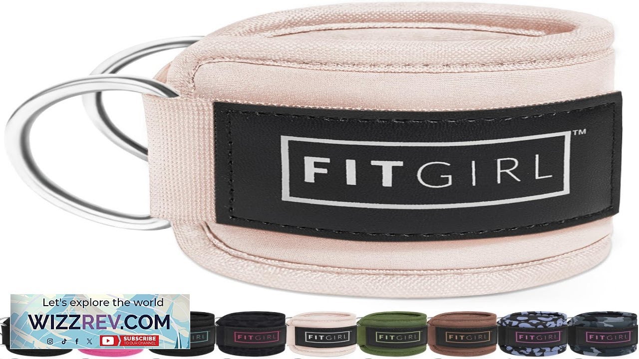 FITGIRL Ankle Strap for Cable Exercise Machines Work Out Cuff ...