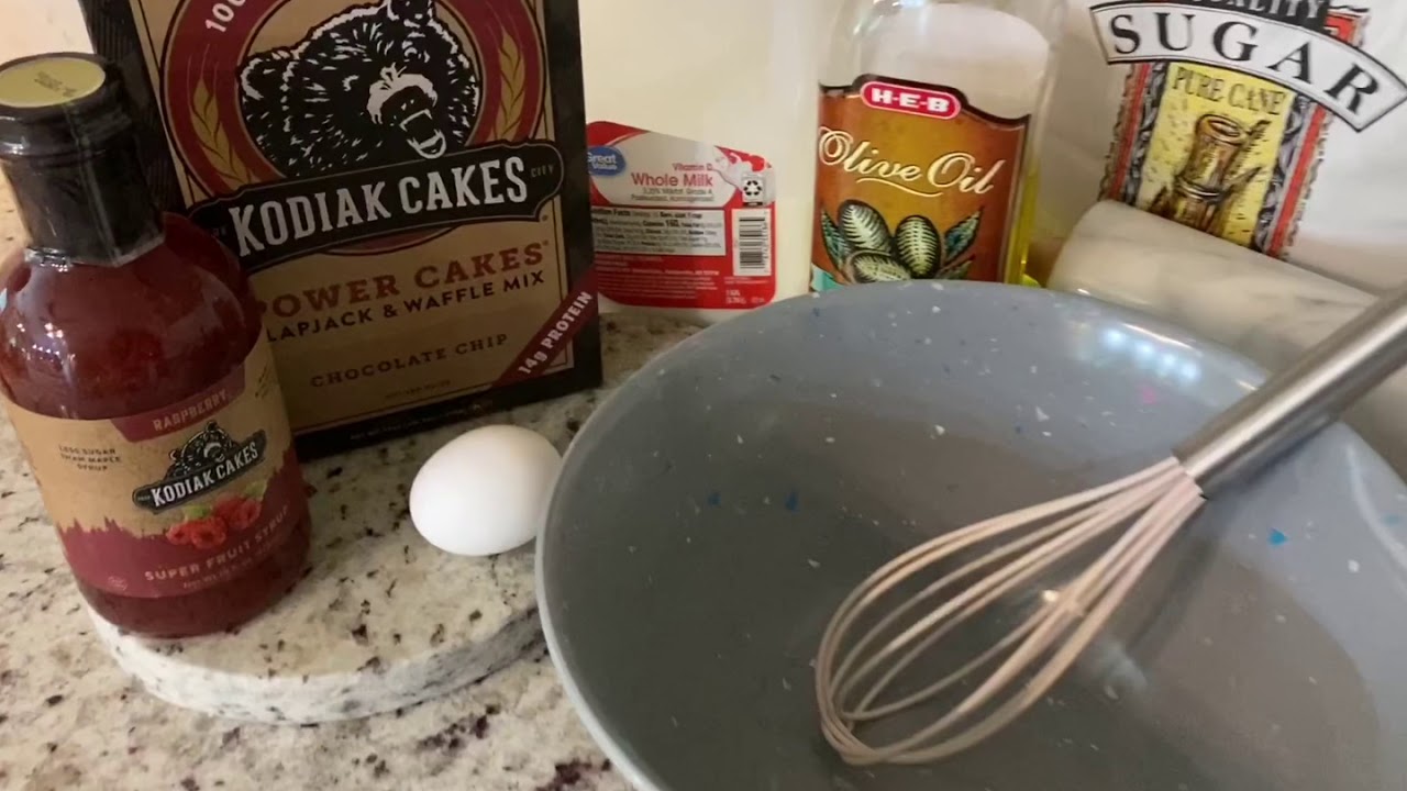 Kodiak Cakes Mix & Raspberry Fruit Syrup Starchildjr Recipe Pampered ...