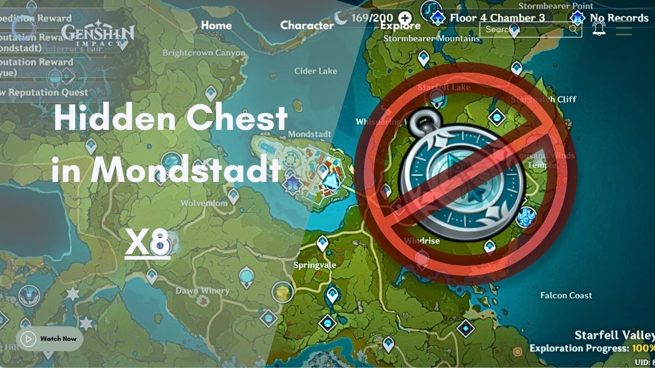 Genshin Impact Guide - { All the locations of the Hidden Chest in ...