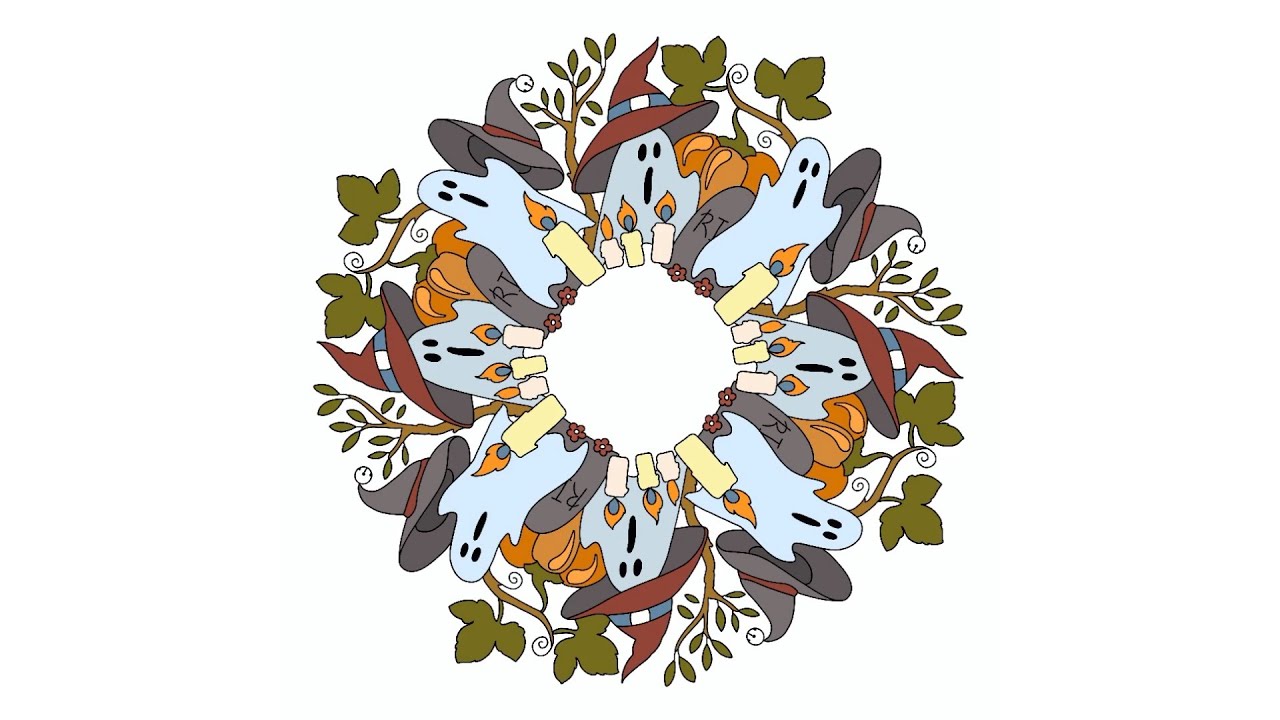 Mandala Halloween Colour By Numbers Coloring Page YouTube mandala-halloween-colour-by-numbers-coloring-page-youtube
