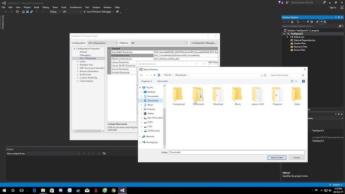 How To Install Opencv 249 With Visual Studio 2015 Youtube OpenCV: How