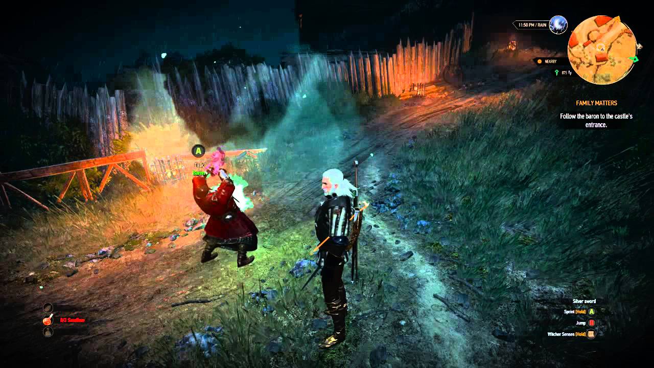 The Witcher 3 - First encounter with a Botchling - YouTube