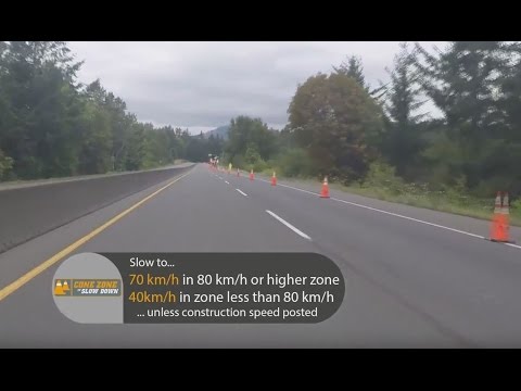 Watch and Learn How to Drive Safely in the Cone Zone - YouTube