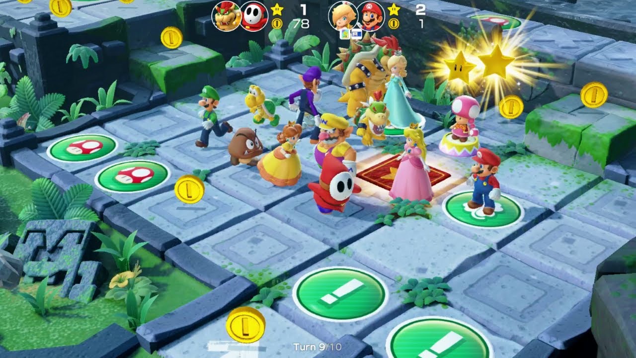 Super Mario Party Partner Party - Bowser & Shy Guy vs Rosalina & Mario ...