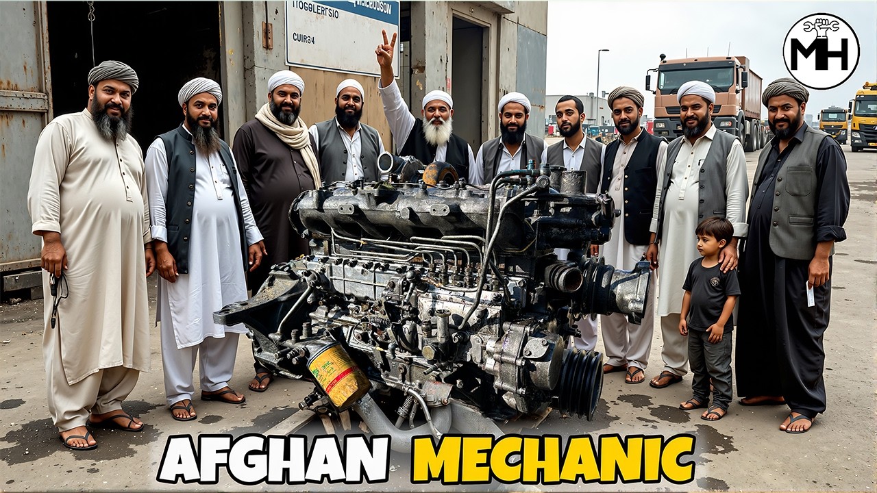 Engine Restoration || How to Rebuild Destroyed Truck Engine with Basic ...